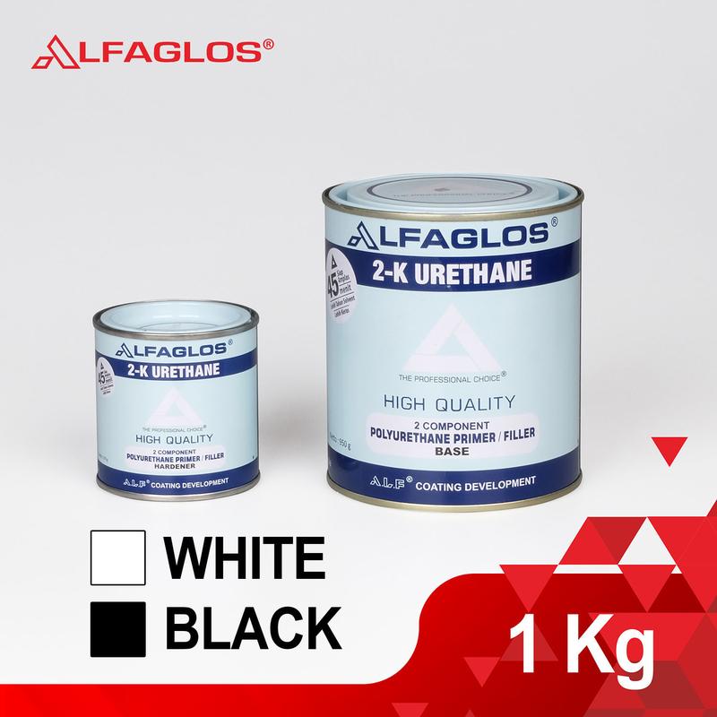 Alfaglos 2K PU Filler + Hardener White / Black - Shop | Tokopedia