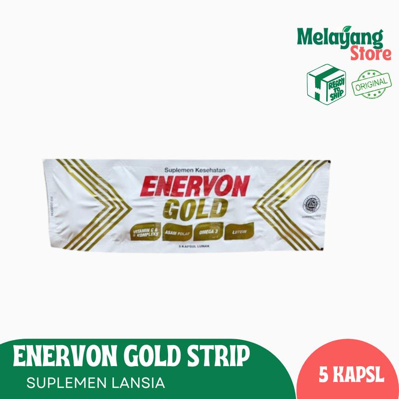 Enervon Gold - Suplemen Kesehatan Lansia (5 Kapsul) - Shop | Tokopedia