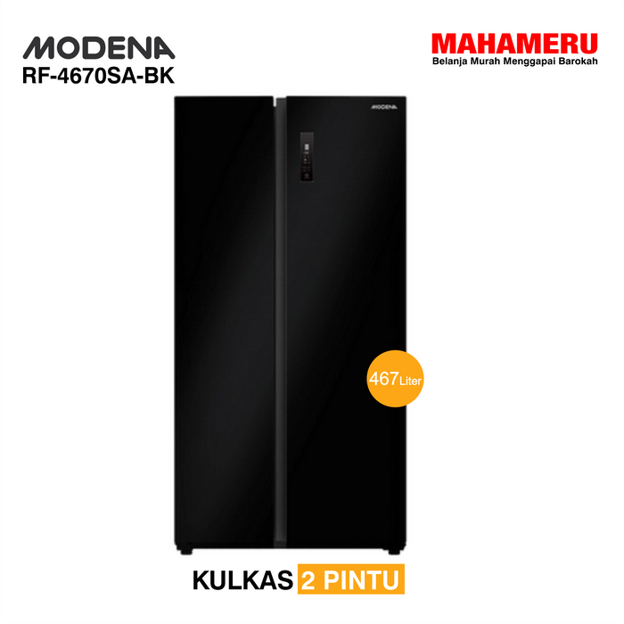 Jual Kulkas Side By Side MODENA RF-4670SA-BK - Kab. Kebumen - MAHAMERU ...
