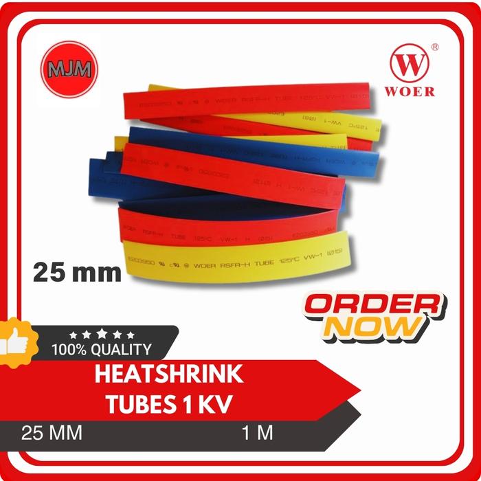 Jual Heatshrink Tube/Selang/Selongsong Bakar 25mm - Merah - Jakarta ...