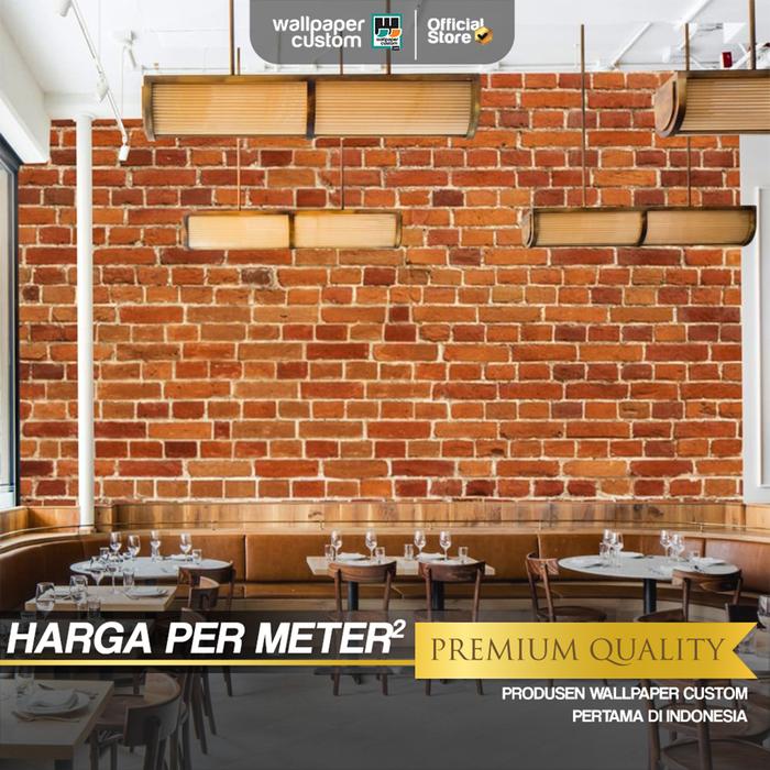 Promo Wallpaper Dinding Motif Brick/Bata Custom - 18WDN-013, TEXTURE ...