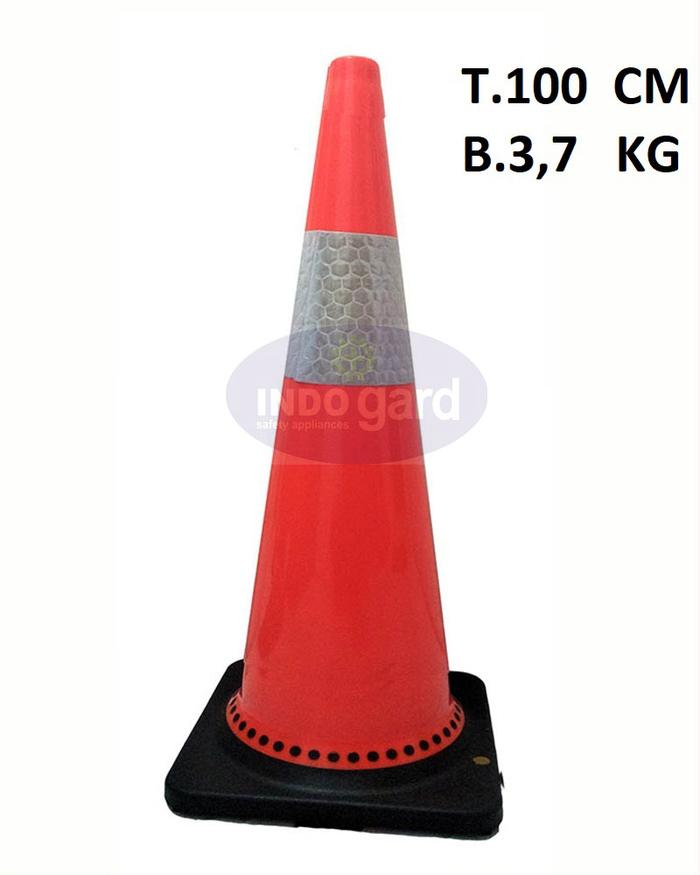 Jual Traffic Safety Cone Kerucut 100cm,Cetak Logo,Pembatas Jalan,Road ...