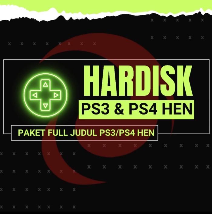 Jual PAKET Hardisk HDD GAMES PS3 PS4 HEN BERGARANSI! (Cek Deskripsi ...