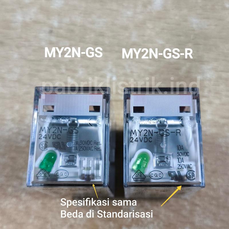 Relay MY2N GS 24V DC Omron original MY2 - Shop | Tokopedia