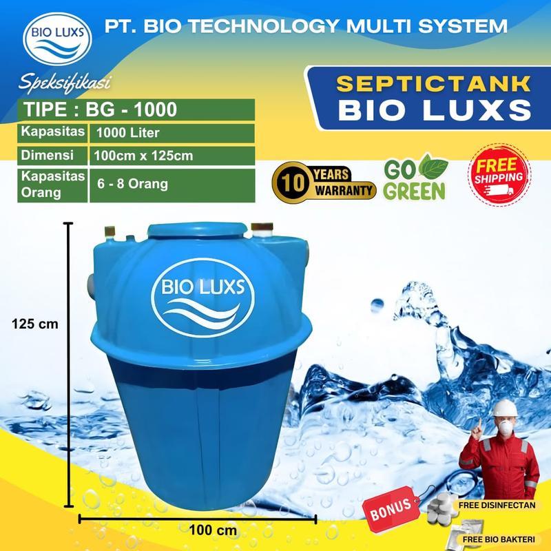 septic tank Biotech,Biofil,BioLuxs type BG 1000 liter - Shop | Tokopedia