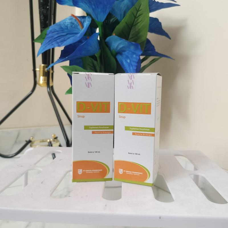 D - VIT SIRUP VITAMIN D3 400Ui/ rasa jeruk 100ml - Shop | Tokopedia