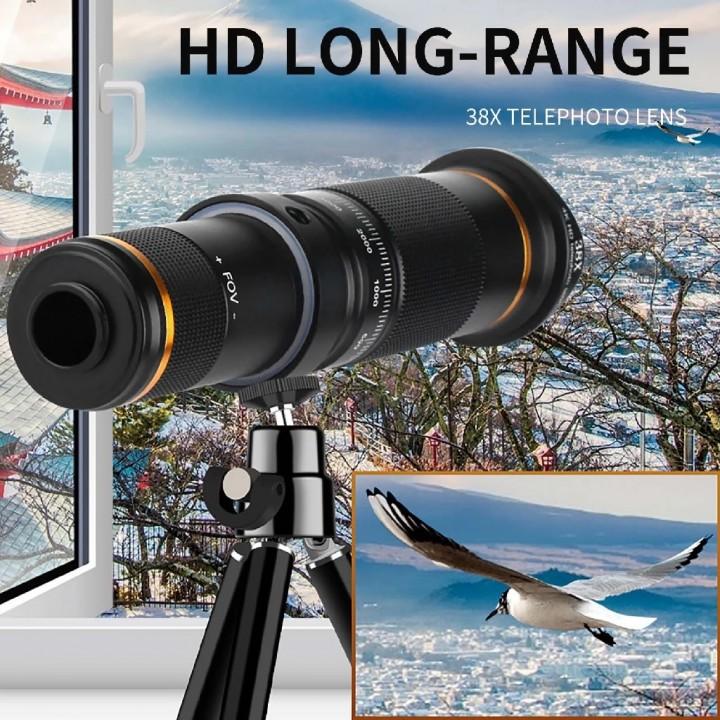 Lensa Kamera Handphone 38x - Telescopic 4K HD Telephoto Lens - Shop ...