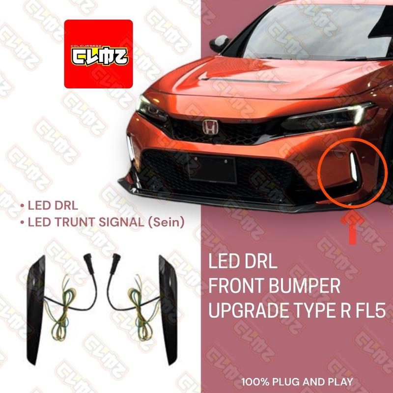 FRONT LED DRL BUMPER TYPE R FL5 CIVIC SEDAN RS FE 2022+ - Shop | Tokopedia