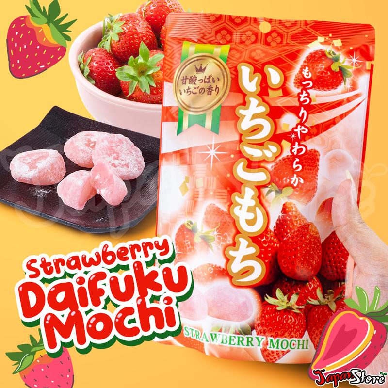 Daifuku Mochi Strawberry [Mochi Buah Strawberry] - Shop | Tokopedia