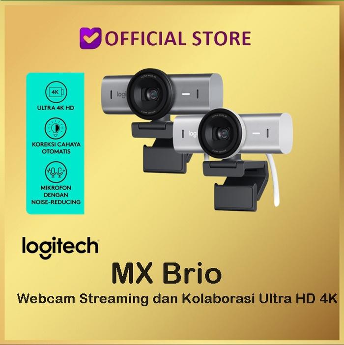 Promo Logitech MX Brio Webcam Streaming UHD 4K 1080p 60FPS Noise ...