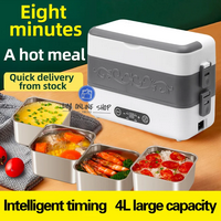 Jual ELEKTRIK LUNCH BOX WADAH 4 LITER STEAMED COOKING MULTIFUNGSI BPA ...