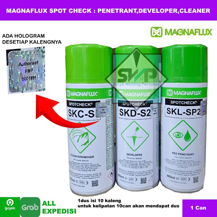 Jual Magnaflux spotcheck Cleaner, Developer, Penetrant - Penetrant ...