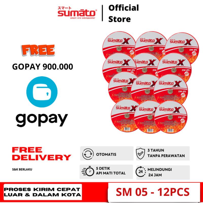 Sumato - Alat Pemadam Api Otomatis Bundling 12 pcs SM 05 - Shop | Tokopedia