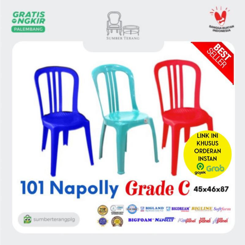 Kursi Plastik Napolly 101 N Kursi Susun Pesta Murah Kursi Makan - Shop ...