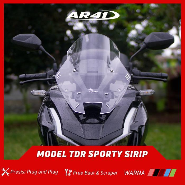 Jual Windshield adv winshield Visor adv sporty - HITAM PEKAT - BENING ...