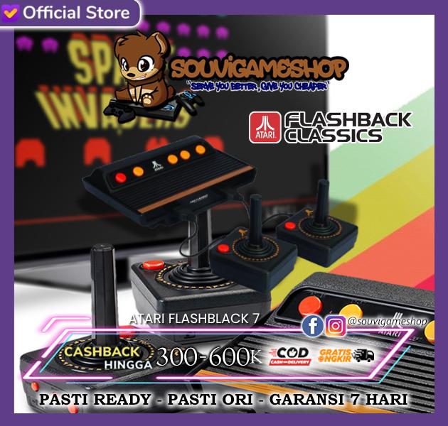 Atari Flashback 7 Classic Game Console with 2 Controllers - Shop | Tokopedia