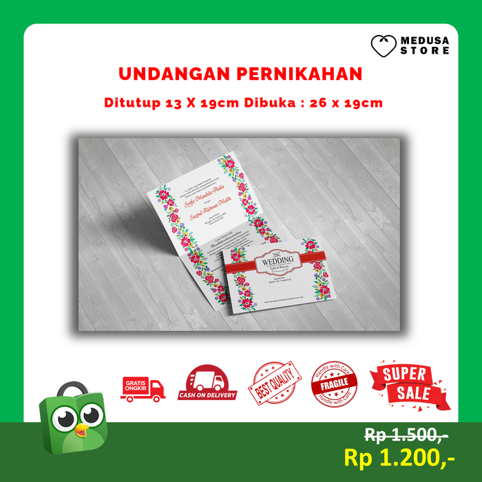 Jual [PART3] Undangan Nikah/Pernikahan/Wedding Invitation Unik, Estetik ...