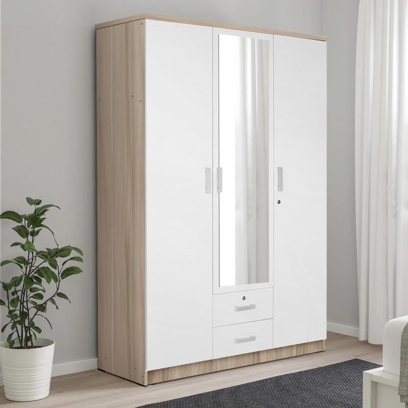 Lemari Pakaian Minimalis Model Baru 3 Pintu Kaca Idea Arizona SW - Shop ...