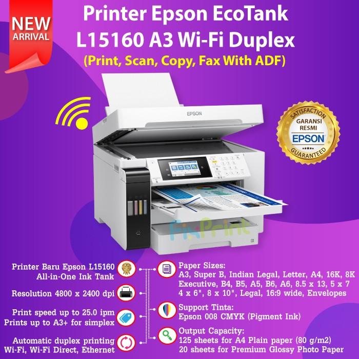 Jual Printer Epson Ink Tank EcoTank L14150 L15150 M15140 L15160 L11050 ...