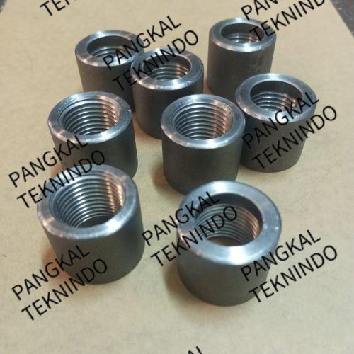 Half Coupling Besi Class 3000 Drat NPT 1/4" inch Carbon Steel #3000 ...