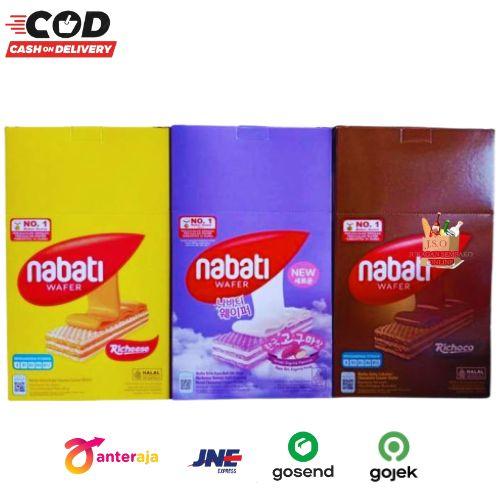 Jual Richeese Nabati Wafer Keju Box isi 20 pcs x 6gr Snack Keju ...