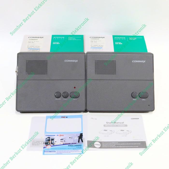 Jual Intercom Commax CM801+CM800 (Sepasang) Intercom Kabel Commax ...