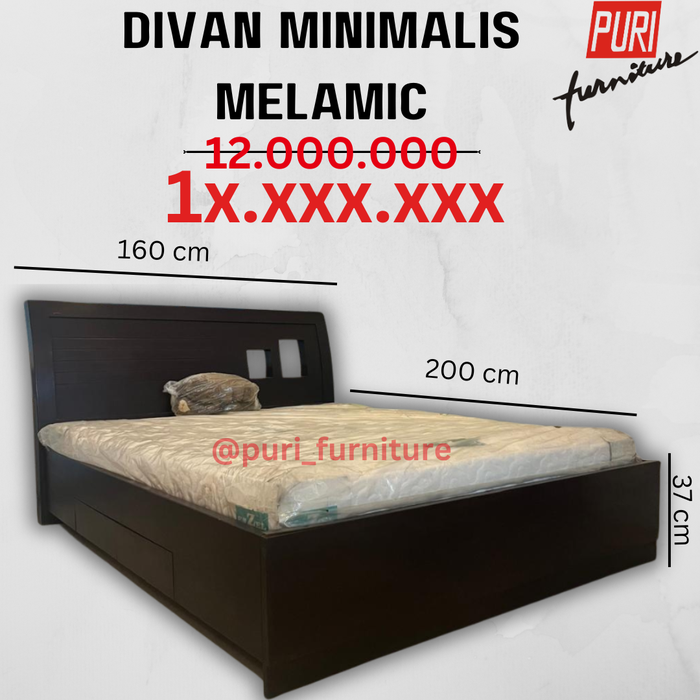 Jual divan 160x200/ divan minimalis melamic/ divan melamic - Kota ...