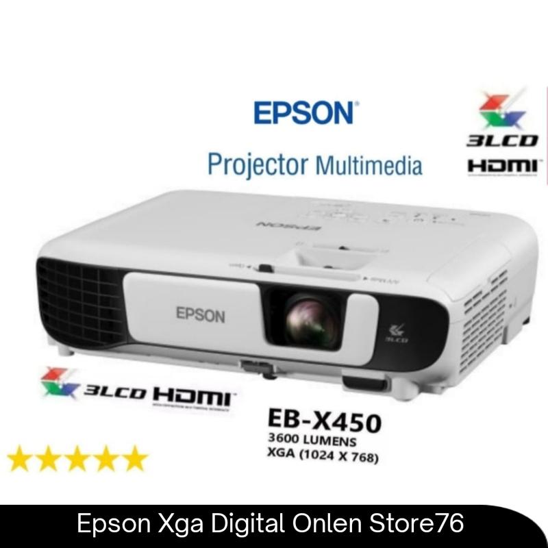 Proyektor Epson EB -X450/Xga 3600 Lumens Hdmi 3LCD Projektor - Shop ...
