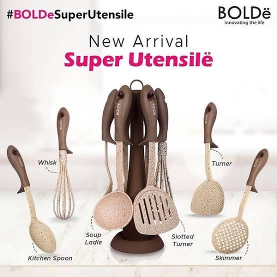 BOLDe Super Utensil Set 7 Pcs Spatula Sutil Sendok Kuah Aduk - Shop ...