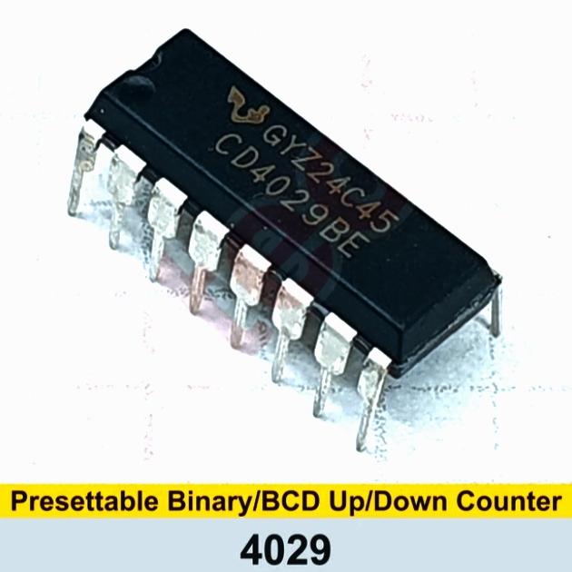 CD4029 CD 4029 HEF4029 HCF4029 14029 CD4029BCN dip 16pin - Shop | Tokopedia