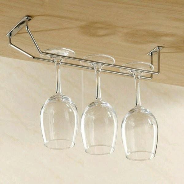 Rak Gelas Wine Gantung Minibar Stainless (1 Jalur) Glass Holder - Shop ...