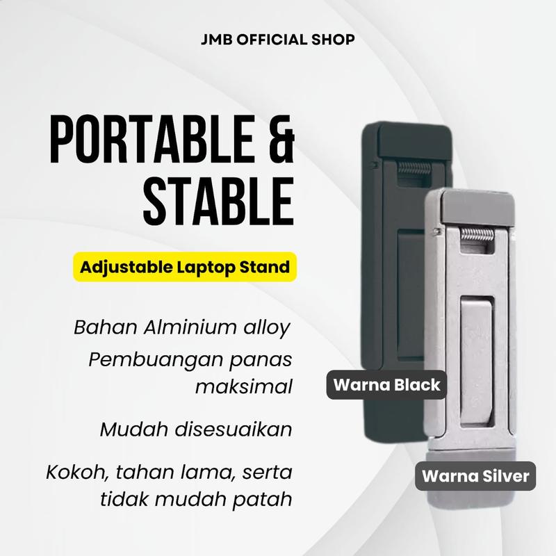 (JMB) 3 Level Adjustable Laptop Stand Keyboard Holder Bolste - Shop ...