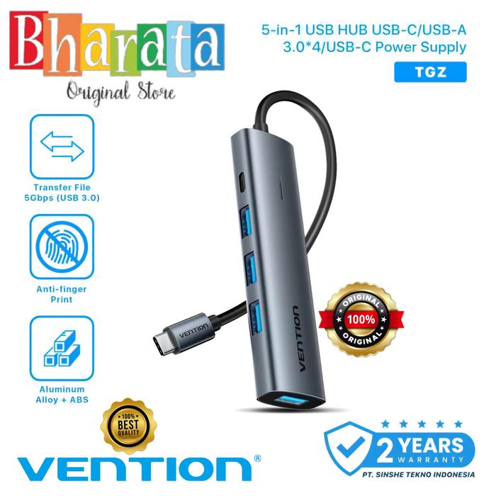 Jual Vention USB HUB Type C 3.0 3.2 Gen 1 High Speed Power OTG ( TGX ...