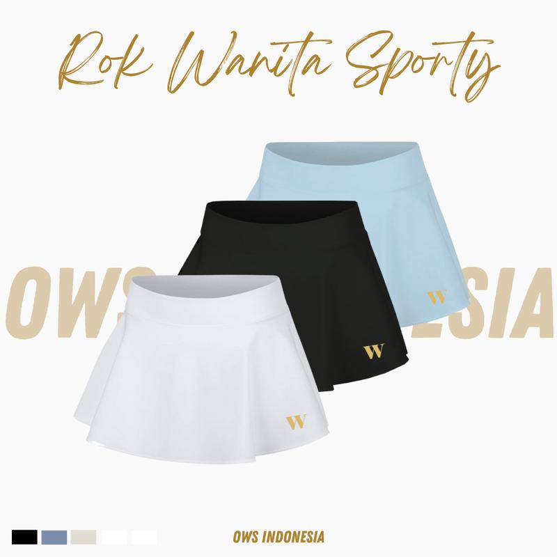 Rok olahraga wanita skirt sport basic sporty ows ind/Rok pendek - Shop | Tokopedia