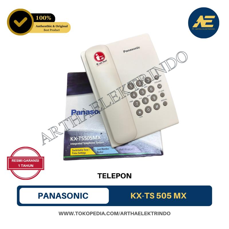 Pesawat Telepon Panasonic KX-TS505 MX / KXTS505 MX / KXTS505MX - Shop ...