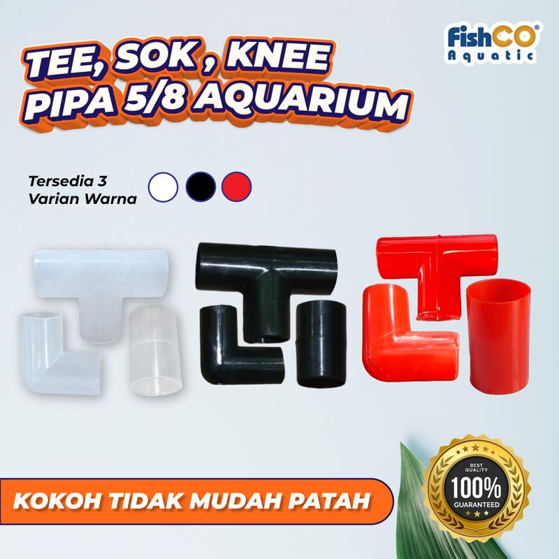 Shock Sok Pipa Knee Sambungan Pipa Aquarium Hitam dan Bening - Shop ...