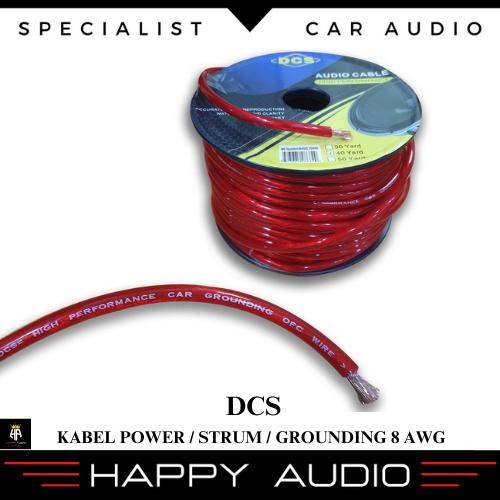 Kabel Power / Setrum /Audio /Grounding DCS 8 AWG Hi Grade - Harga ...