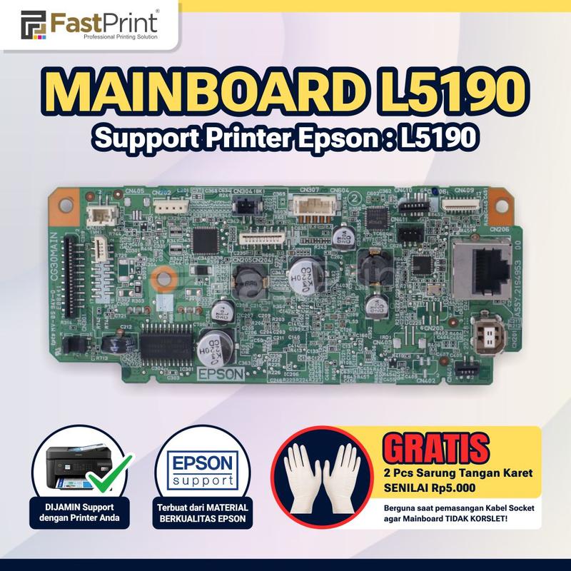 Fast Print Mainboard Motherboard Logic Board Printer Epson L5190 - Shop ...