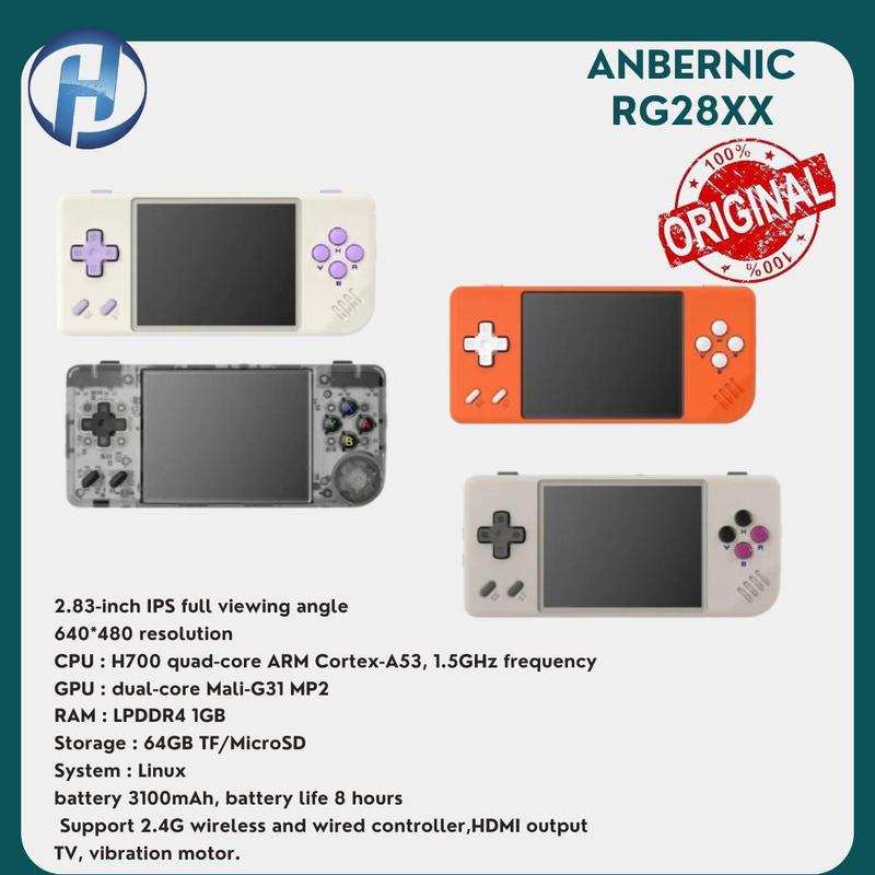 ANBERNIC RG28XX Handheld Retro Video Game Console Portable Mini - Shop ...