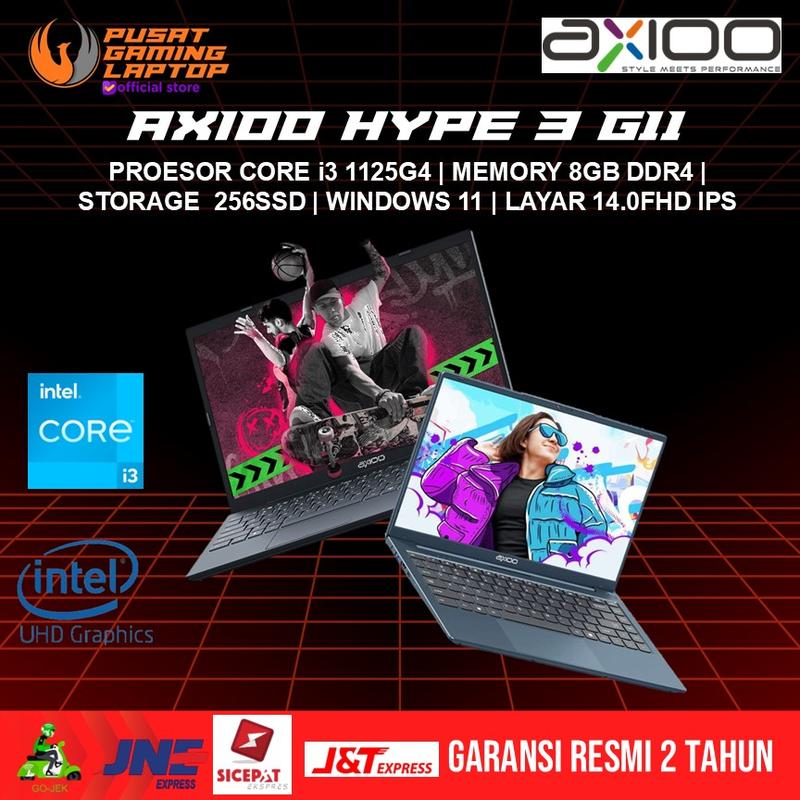 Laptop Axioo Hype 3 Gen 11 Core i3-1125G4 8GB 256GB 14.0FHD IPS - Shop ...