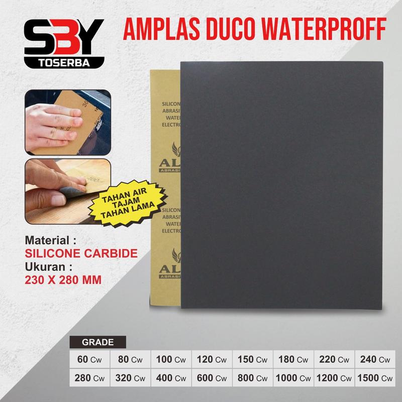 Amplas Diko Waterproof ALDO / Kertas Amplas Waterproof - Shop | Tokopedia