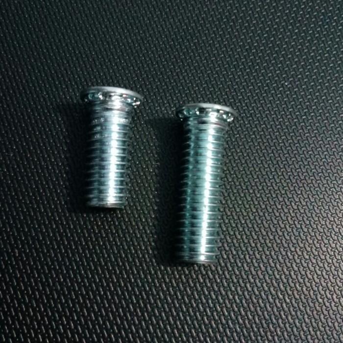 Jual 1PACK(100PCS) M6X10 SELF CLINCHING STUD STEEL ZINC PLATED, PRESS ...