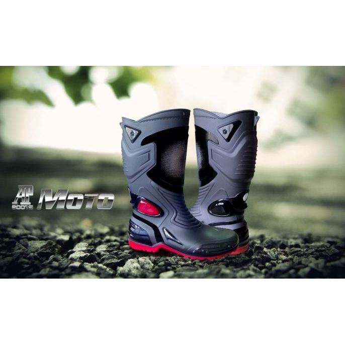 Sepatu Boots Biker Motor Merek Ap Boot Moto 3 Original - Shop | Tokopedia
