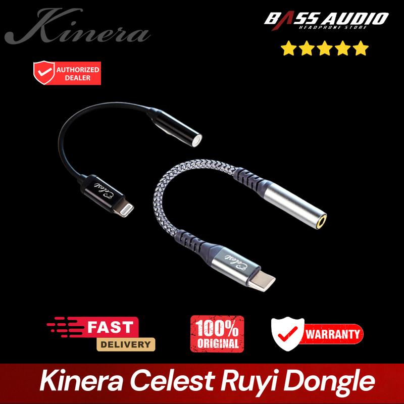 Kinera Celest RUYI USB Type C to 3.5mm / Lightning to 3.5mm Adapter ...