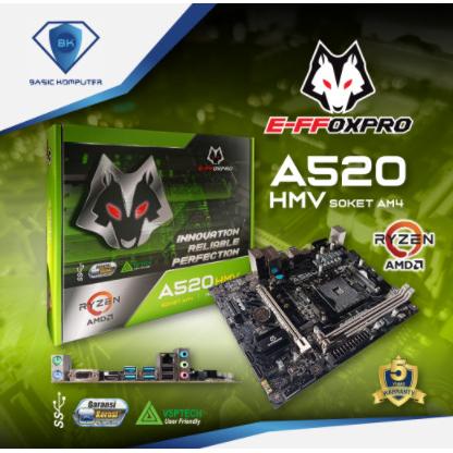 Motherboard Effoxpro A520HMV ( AM4 / A520 / DDR4 ) E-ffoxpro A520 A520M ...