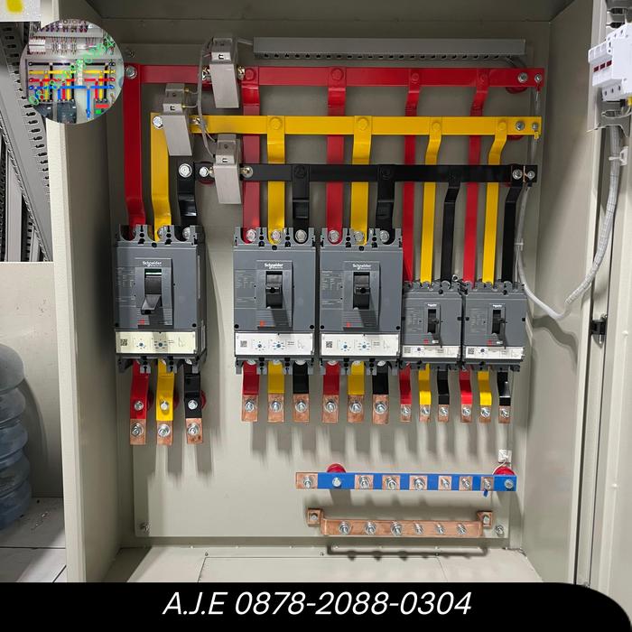 Jual panel distribusi 240kva - panel MDP 630a - MCCB 3p 400a CVS ...