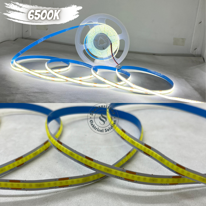 Jual LED STRIP COB 2835 IP20 5 METER 10W/M INDOOR LED FULL TERANG MURAH ...