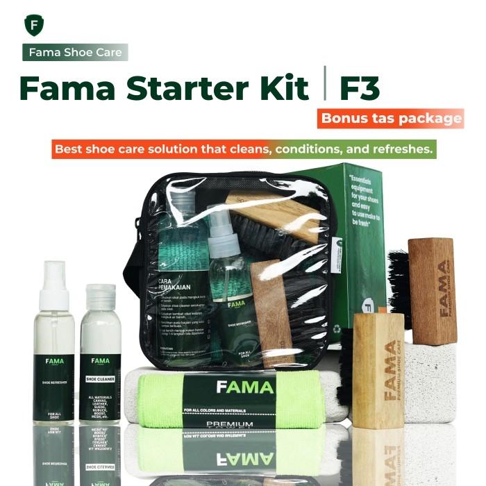 FAMA-STARTER KIT F3-BONUS TAS-SHOE CLEANER KIT-SHOES CLEANER - Shop ...