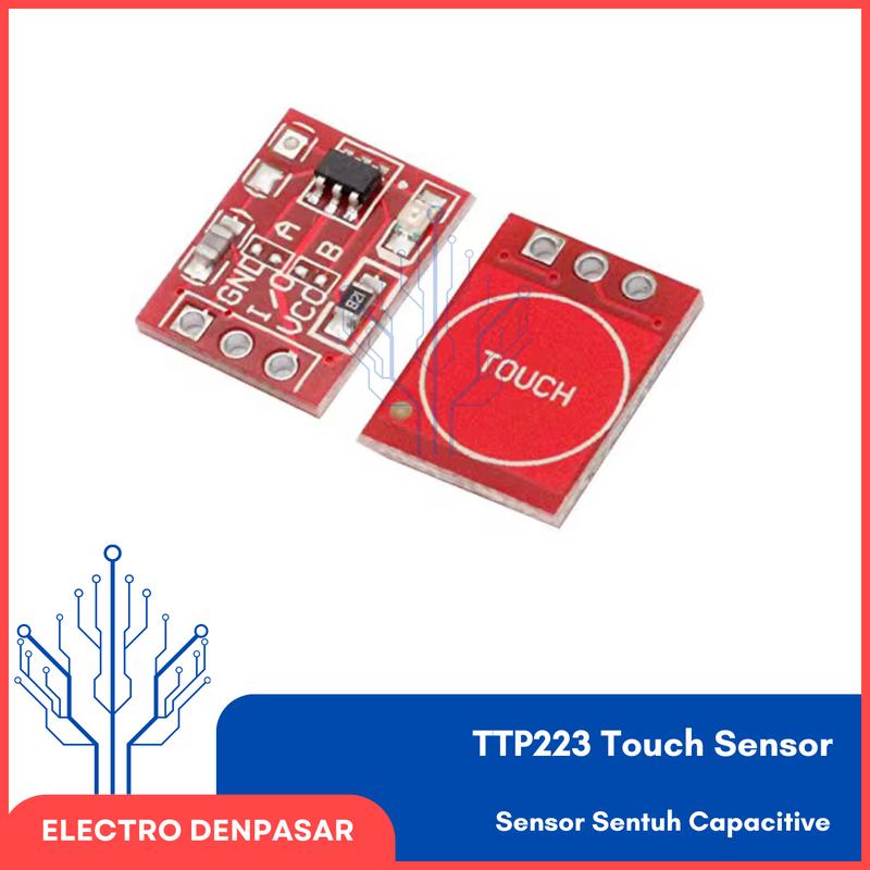 TTP223 SENSOR SENTUH CAPACITIVE DENGAN SWITCH KUNCI OTOMATIS - Shop ...