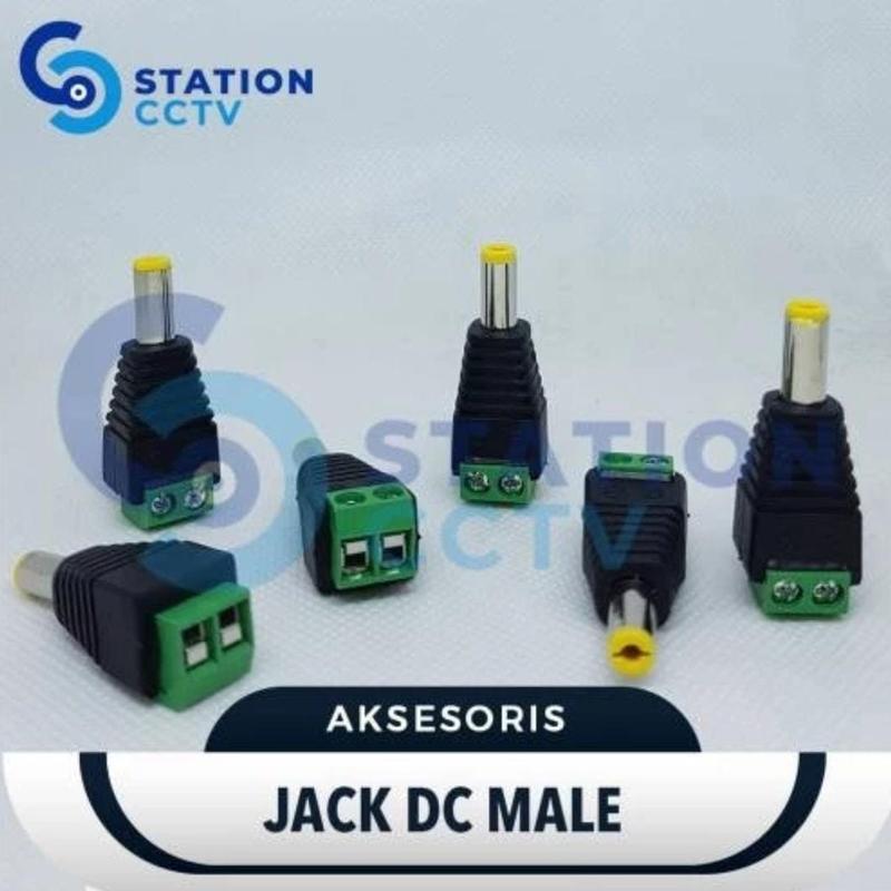 JACK DC MALE CONNECTOR CCTV - Shop | Tokopedia